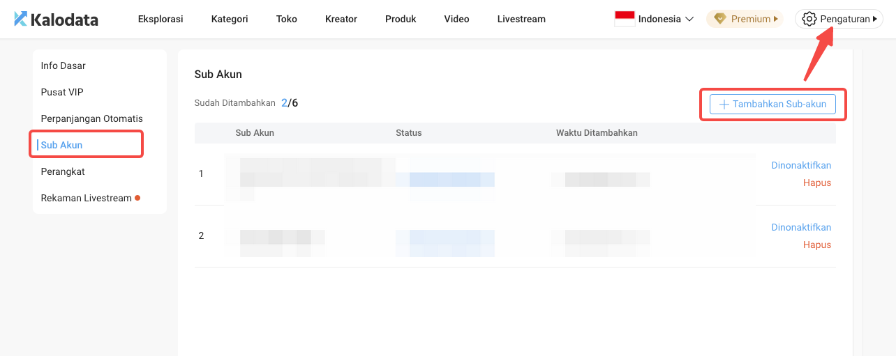 Kalodata Knowledge Base