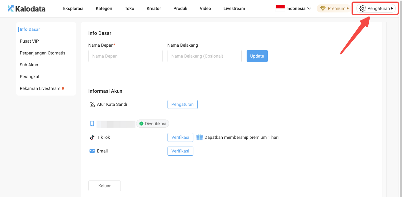 Kalodata Knowledge Base